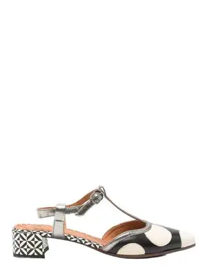 Chie Mihara Hamel T-bar Heeled Pumps - Black