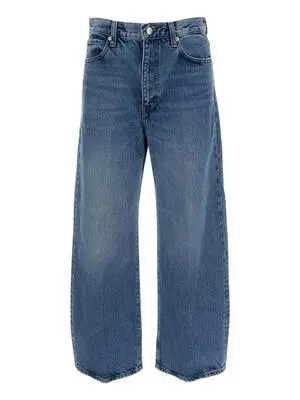 FRAME The Bow Crop Jeans - Blue