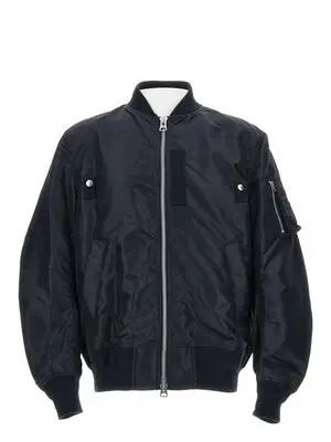 Sacai Nylon Bomber Jacket - Black