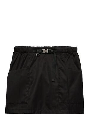 Prada Re-nylon Mini Skirt - Black