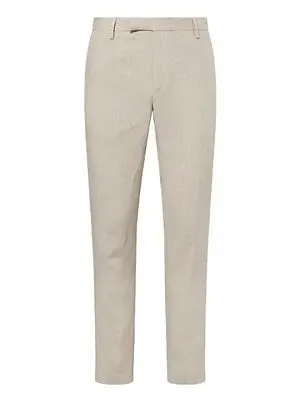 Sunspel Tailored Linen Trousers - Sand