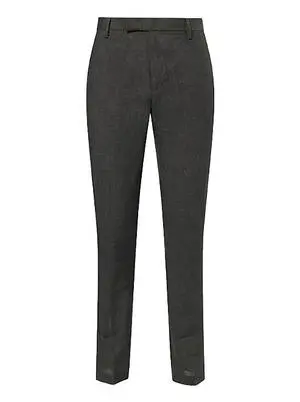 Sunspel Tailored Linen Trousers - Forest26