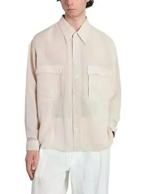 Emporio Armani Flap-pocket Shirt - Neutrals