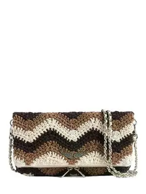 Zadig&Voltaire Rock Macrame Crossbody Bag - Brown