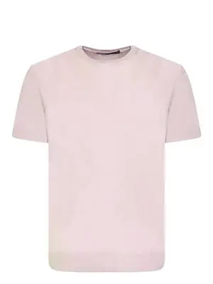 DANIELE FIESOLI Crew-neck Fine-knit T-shirt - Grey