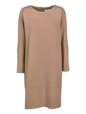 Max Mara Wool Midi Dress - Neutrals