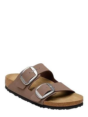 Pink Birkenstock Arizona Big Buckle Sandals - Brown