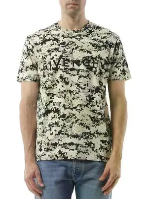 Givenchy Camo-print T-shirt - Neutrals