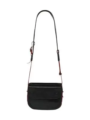 Balenciaga Grained Texture Shoulder Bag - Black