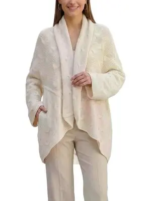 AGNONA Agnona Vintage Cable-Knit Shawl-Collar Cardigan