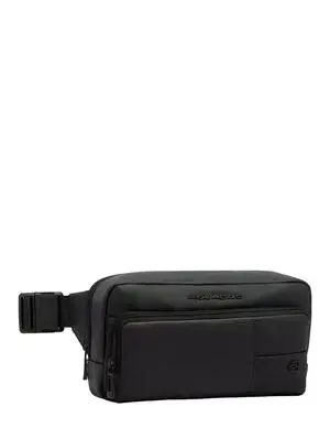 PIQUADRO Water-resistant Belt Bag - Black