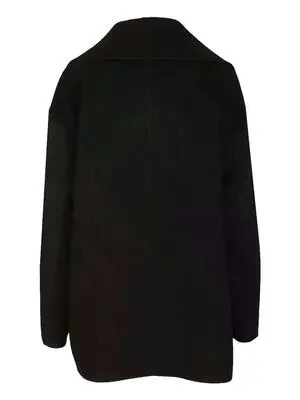 Max Mara Double-breasted Notch-lapel Coat - Black