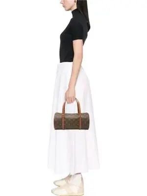 LOUIS VUITTON Monogram Papillon 30 Handbag - Brown