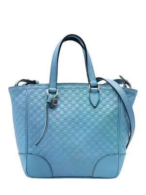 Gucci Microssima Bree Satchel - Blue
