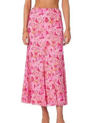 Victoria's Secret Astr The Label Mejra Print Midi Skirt - Floral