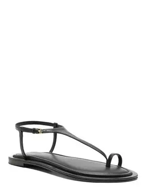 A.emery Alta Toe-loop Flat Sandals - Black