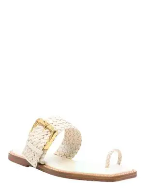 GIUSEPPE ZANOTTI Woven Buckle Sandals - Neutrals