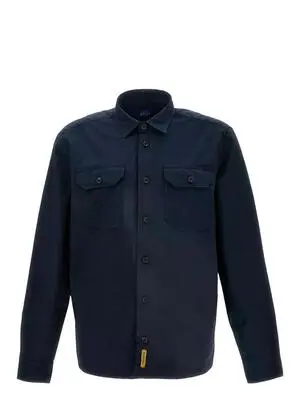 B.D.BAGGIES Button-flap-pocket Shirt - Blue