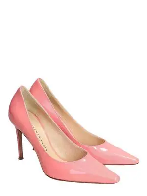 Roberto Festa Elais Patent Leather Stiletto Pumps - Pink