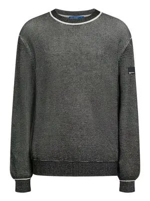 Karl Lagerfeld Waffle-knit Sweater - Black
