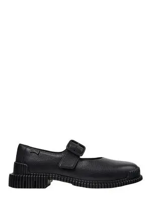 Camper Camper Mary Jane Flats With Buckle Closure Black