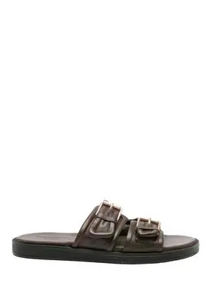 SERGIO MORETTI FIRENZE Buckle-fastening Sandals - Brown