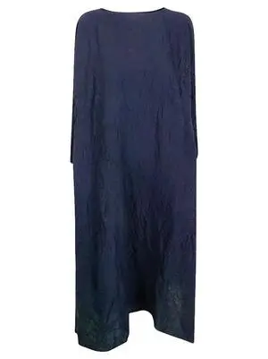 DANIELA GREGIS Crinkled Finish Dress - Blue