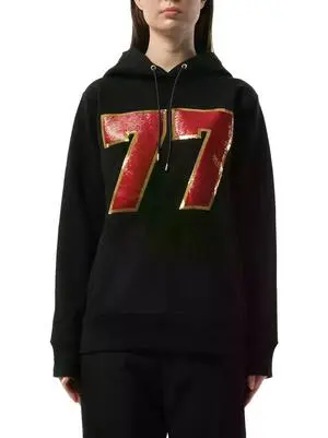 MASTERMIND WORLD Sequin Embellished Hoodie - Black