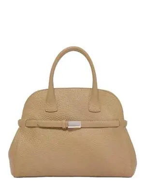 Orciani Aura Soft Leather Tote Bag - Neutrals