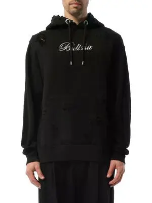 MASTERMIND WORLD Distressed Logo Hoodie - Black
