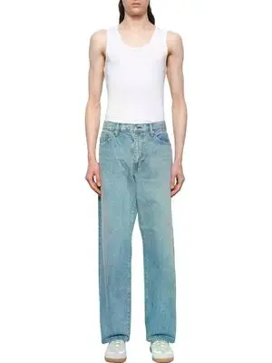 VOWELS Stonewashed Jeans - Blue