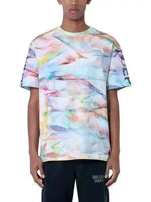 GALLERY DEPT. Abstract-print Cotton T-shirt - Blue