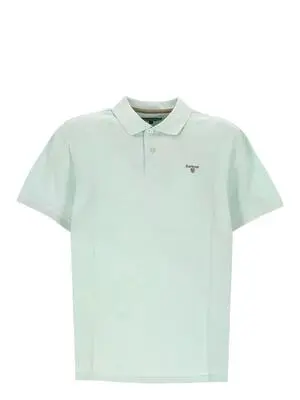 Barbour Logo-embroidered Lightweight Polo Shirt Blue