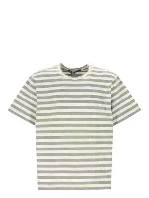 Junya Watanabe Horizontal-stripe T-shirt - Grey