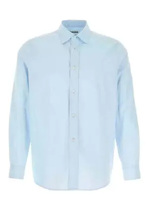 JIL SANDER Long-sleeve Buttoned Shirt - Blue