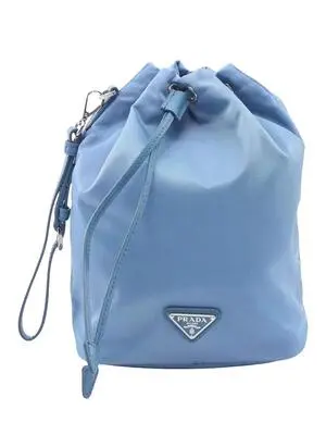 Prada Re-nylon Vela Bucket Pouch - Blue