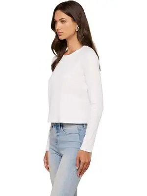 L'AGENCE L'AGENCE Rojene Cotton Long Sleeve T-Shirt