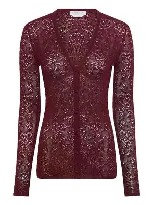 Gabriela Hearst Ultraris Cardigan - Red
