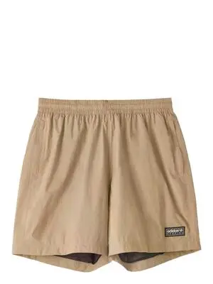 Adidas Hudswell Spzl Logo Track Shorts - Neutrals