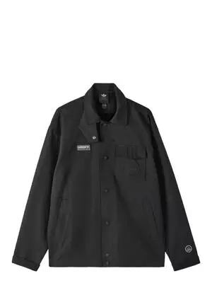 Adidas Wingrove Ii Spzl Collared Jacket - Black