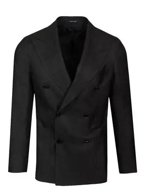 Tagliatore Peak-lapels Double-breasted Jacket - Grey