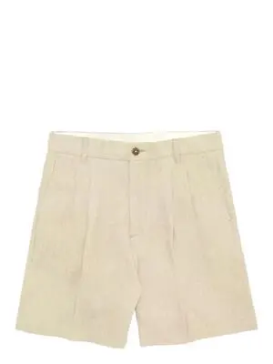 FORTELA Pleated Shorts - Neutrals