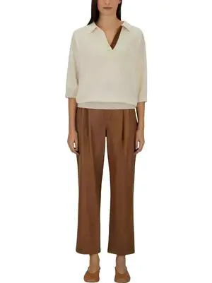 Herno Straight Trousers - Brown