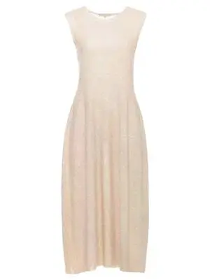 Antonelli Firenze Sequin-embellished Midi Dress - Neutrals