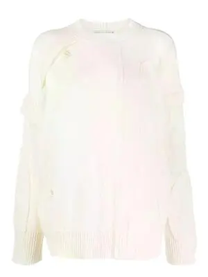 Iceberg Asymmetric Ripped Jumper - Neutrals