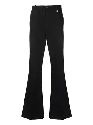 EGONLAB Wool Flared Trousers - Black