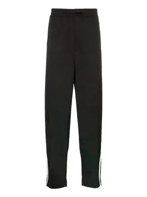 Y3 Wide Leg 3-stripe Sweatpants - Black