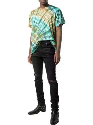 Amiri Shotgun Tie-dye T-shirt - Blue