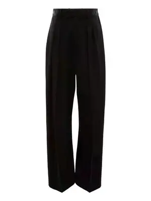 JW Anderson High Waisted Wide Leg Trousers - Black