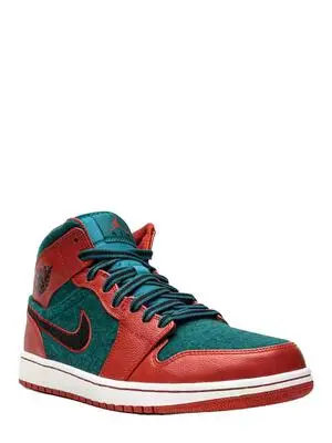 JORDAN 1 Mid Sneakers - Red